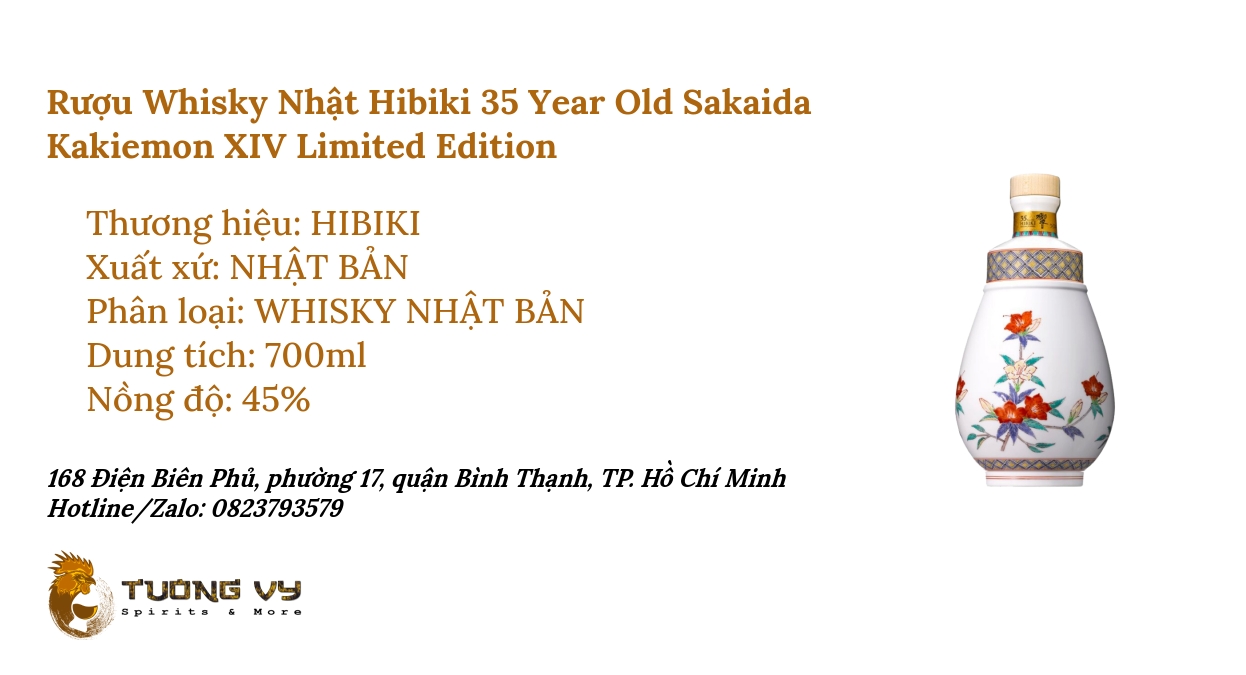 Rượu Whisky Nhật Hibiki 35 Year Old Sakaida Kakiemon XIV Limited Edition