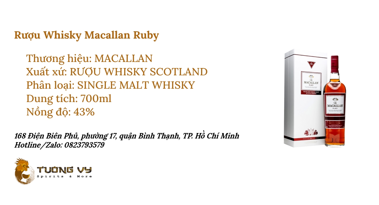 Rượu Whisky Macallan Ruby