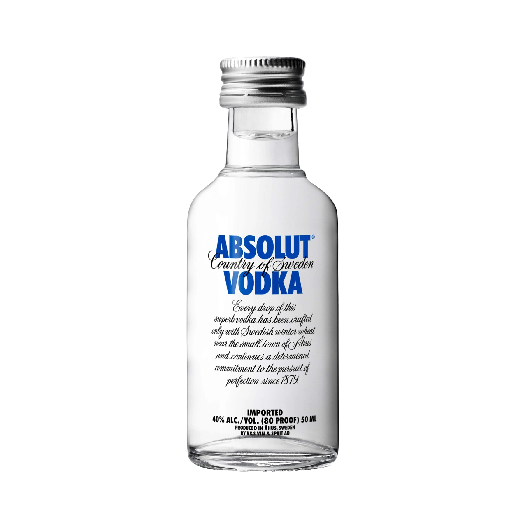 Rượu Vodka Thụy Điển Mini Absolut Vodka 50ml