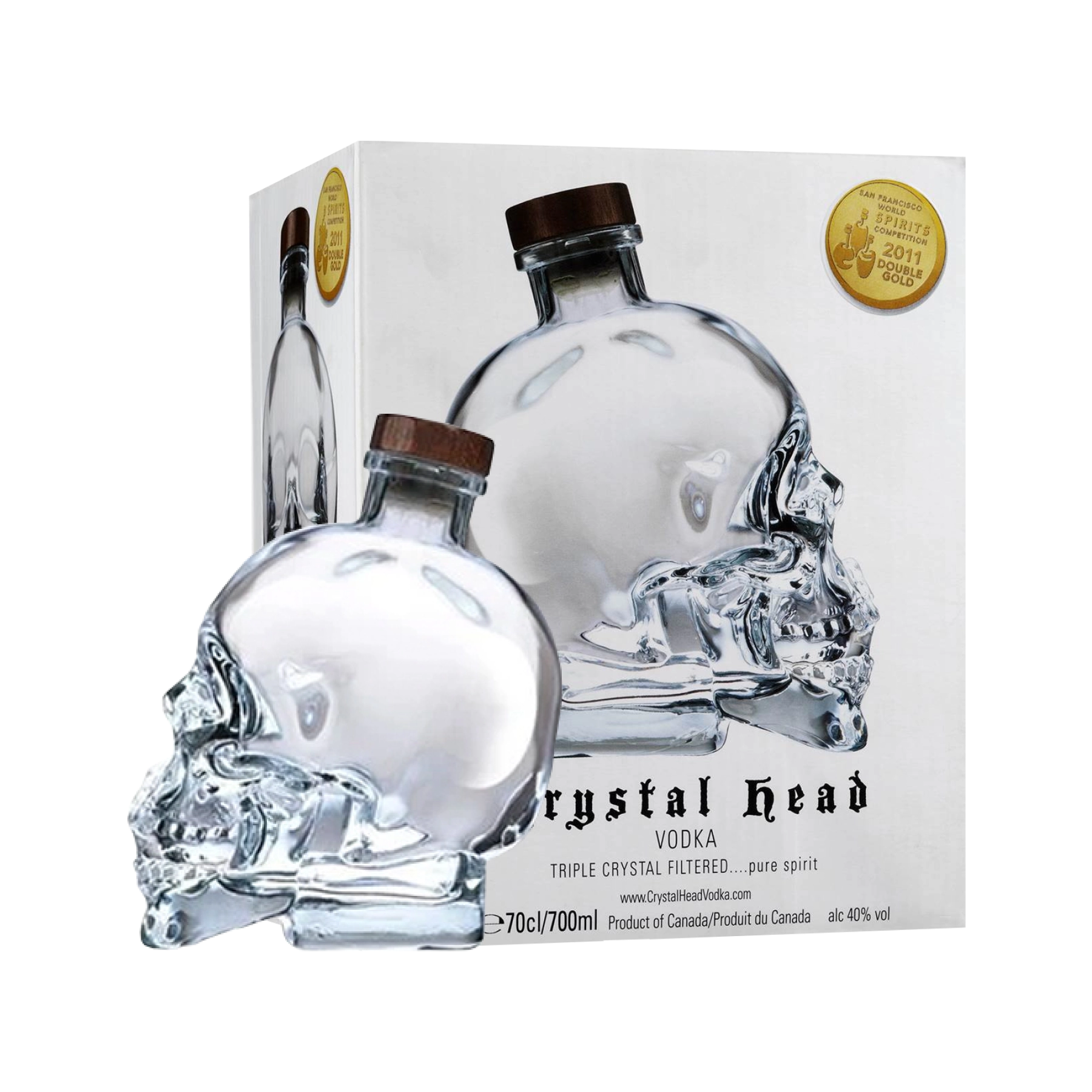 Rượu Vodka Canada Vodka Crystal Head Đầu Lâu