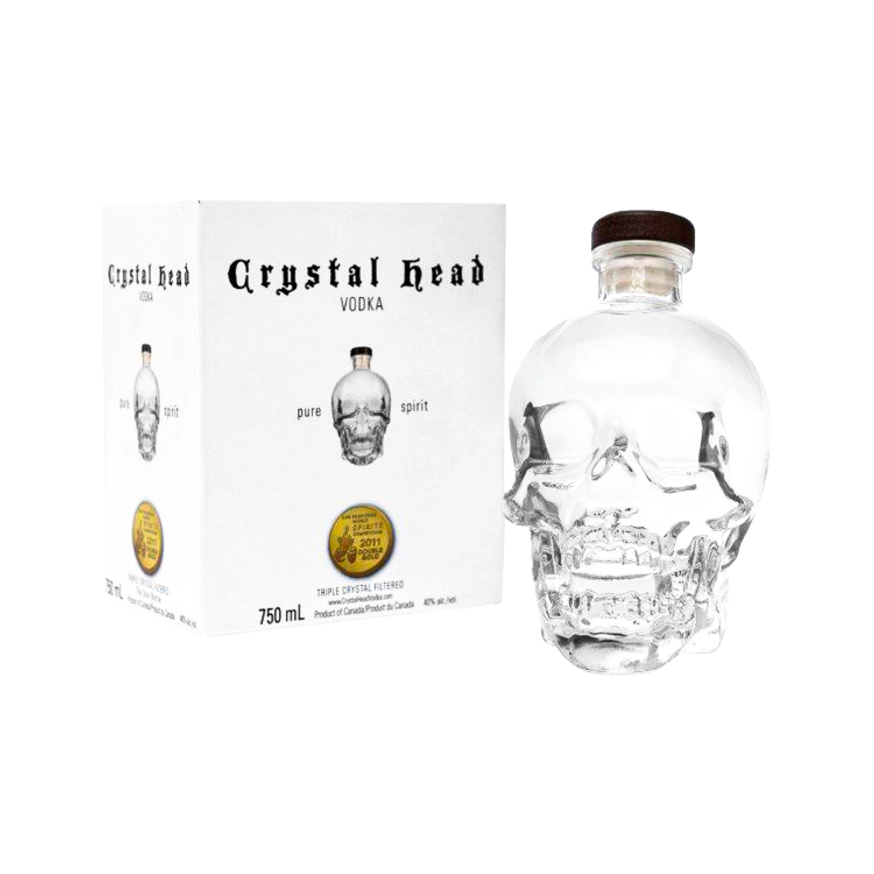 Rượu Vodka Canada Vodka Crystal Head Đầu Lâu