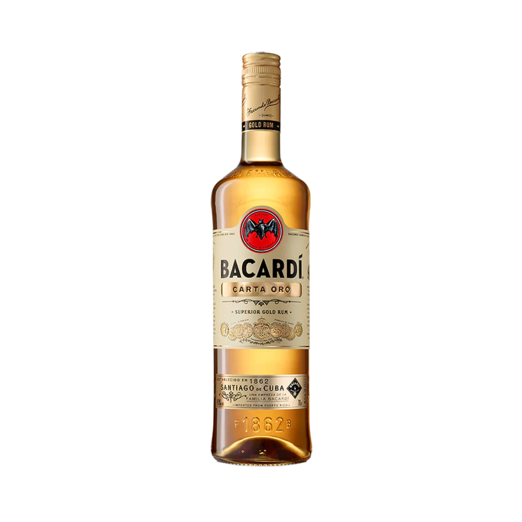 Rượu Rum Cuba Bacardi Carta Oro Gold Rum