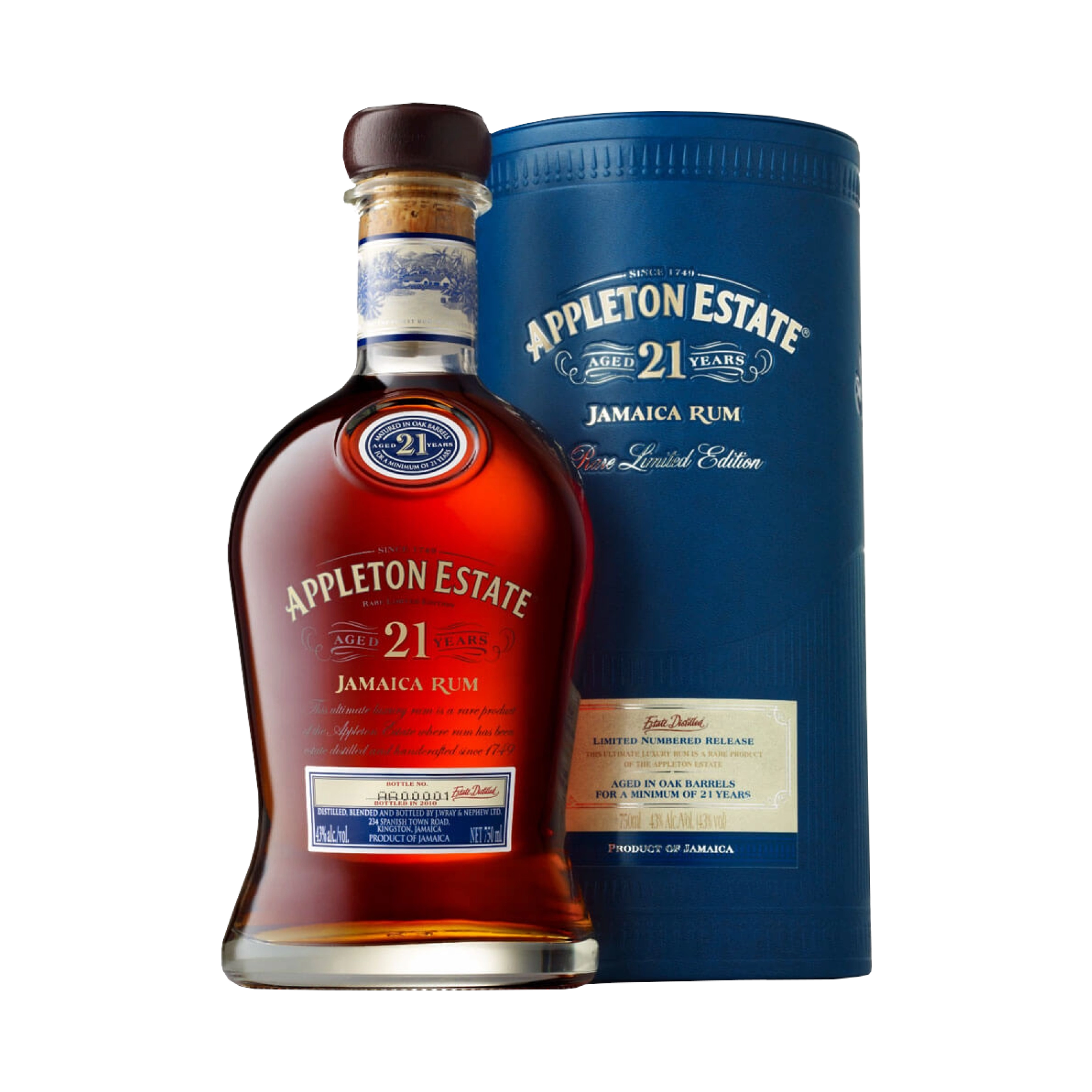Rượu Rum Jamaica Appleton Estate 21 Years Old Rum