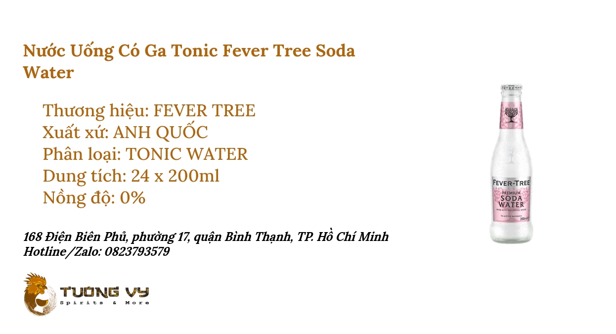 Nước Uống Có Ga Tonic Fever Tree Soda Water
