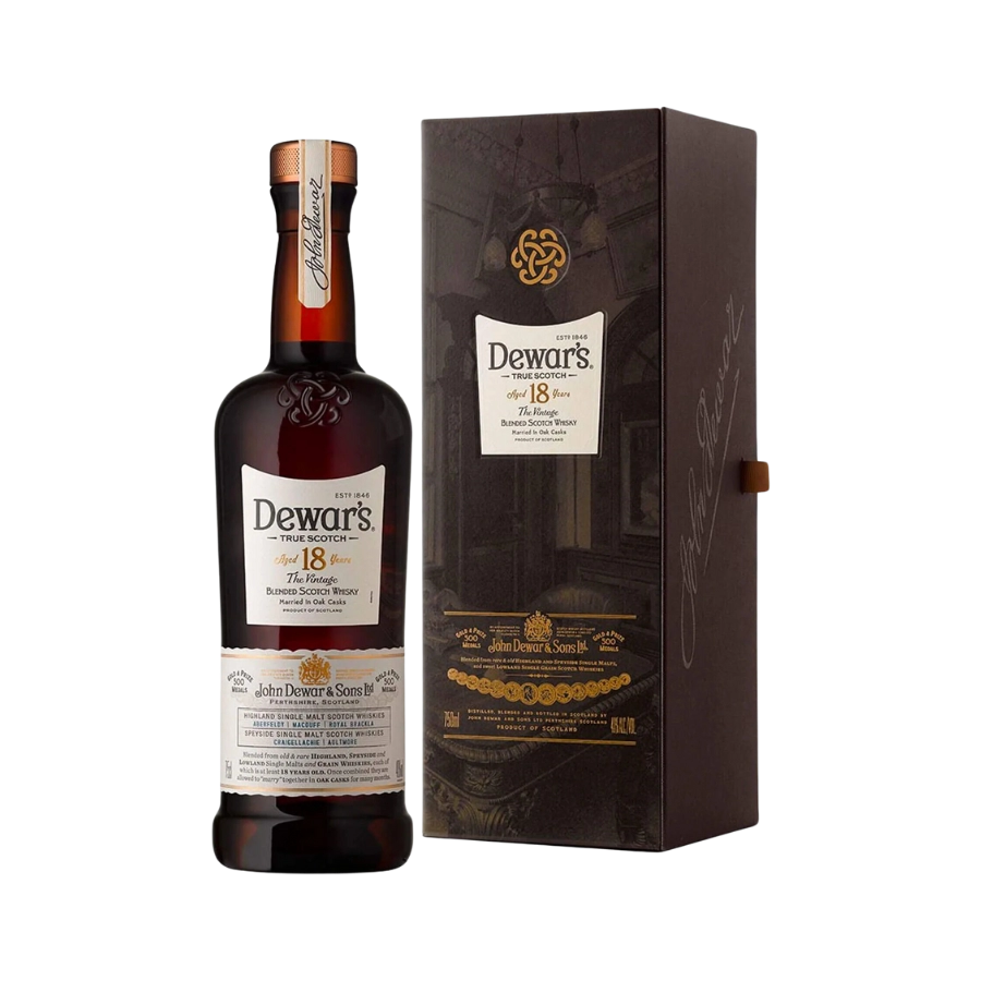 Rượu Whisky Dewar’s The Vintage 18 Year Old