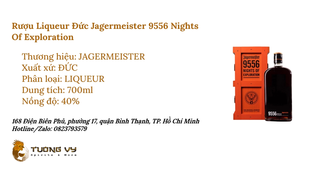 Rượu Liqueur Đức Jagermeister 9556 Nights Of Exploration