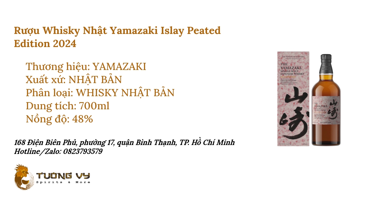 Rượu Whisky Nhật Yamazaki Islay Peated Edition 2024